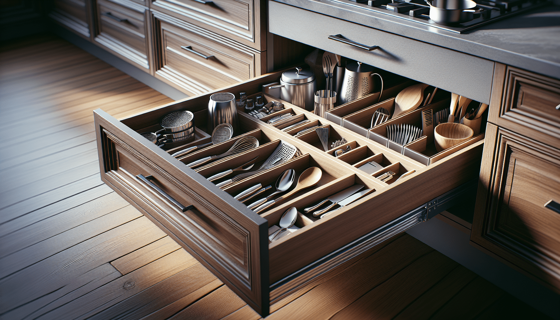 Cooking With Convenience: The Role Of Custom Kitchen Storage | Custom ...